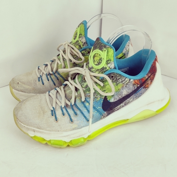 Nike | Shoes | Nike Kd 8 N7 Basketball Shoes Sneakers Glow In Dark Soles Mens 7 Womens 9 | Poshmark